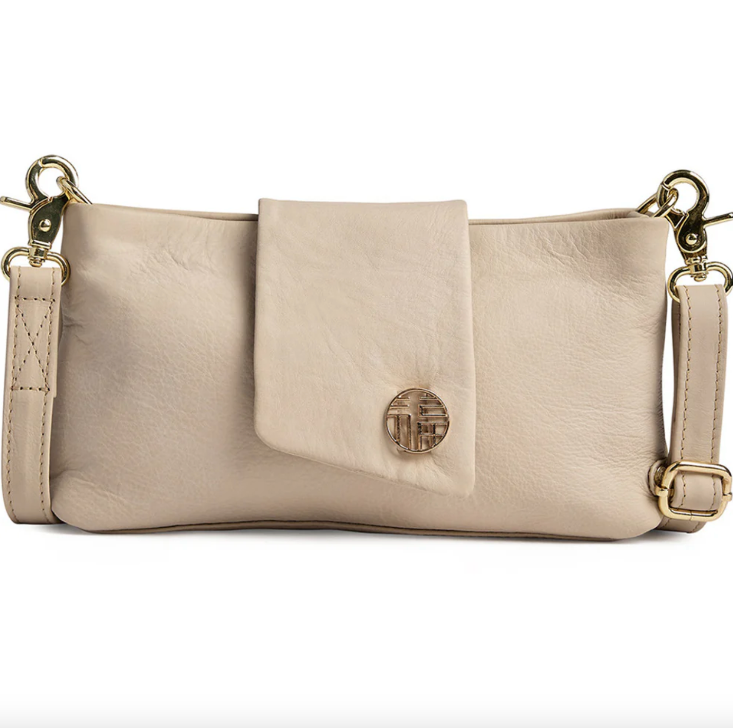 Stilig clutch - Myk sand | Elegant design – VIAMAJA