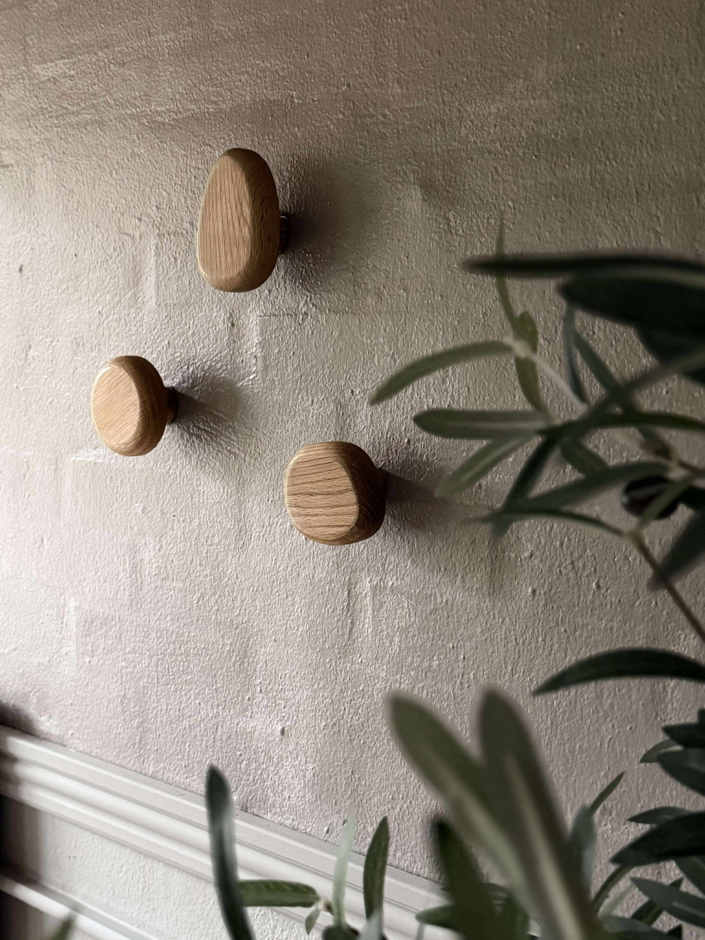 Knagg Eik - Sett med 3 stk – VIAMAJA