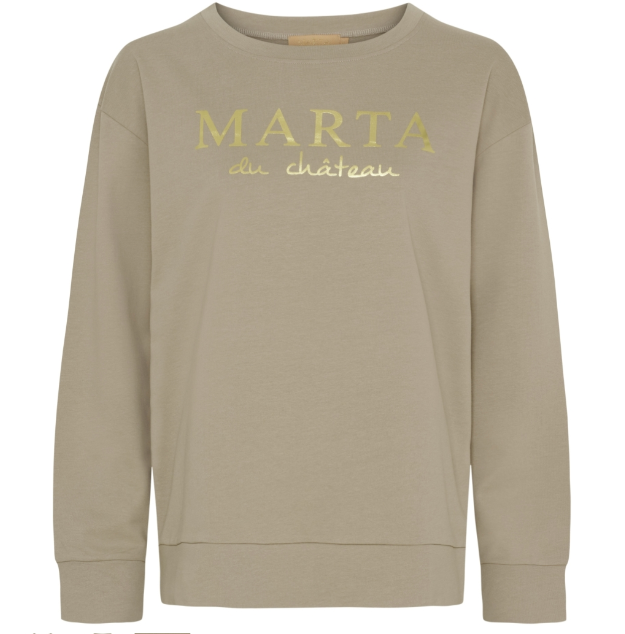 Genser Marta sand | Myk bomull | Normal passform – VIAMAJA