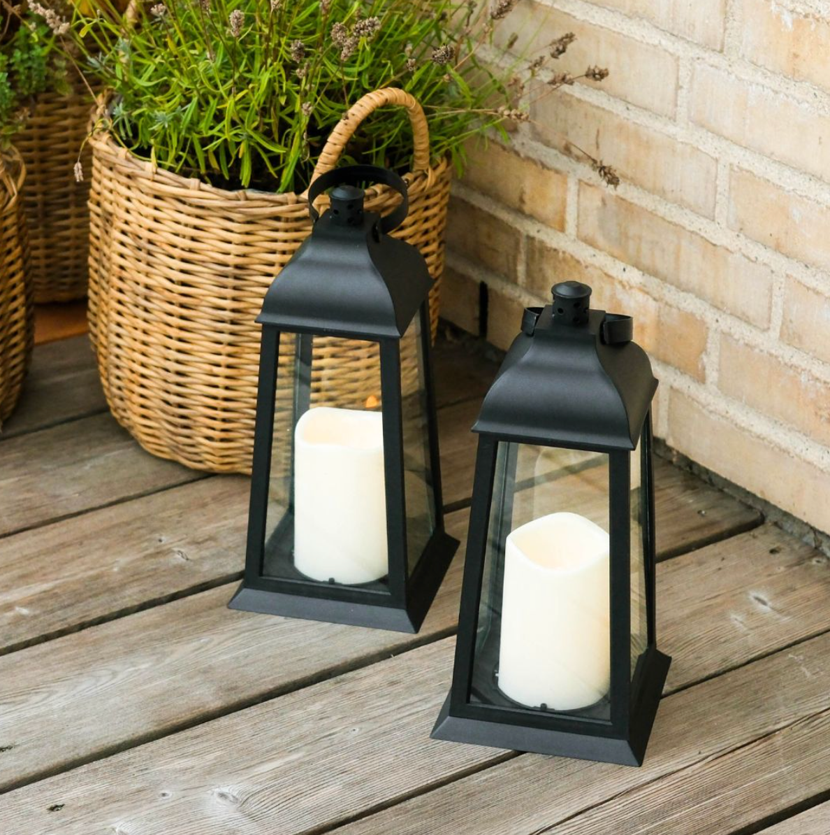 Lanterne med LED-lys – VIAMAJA