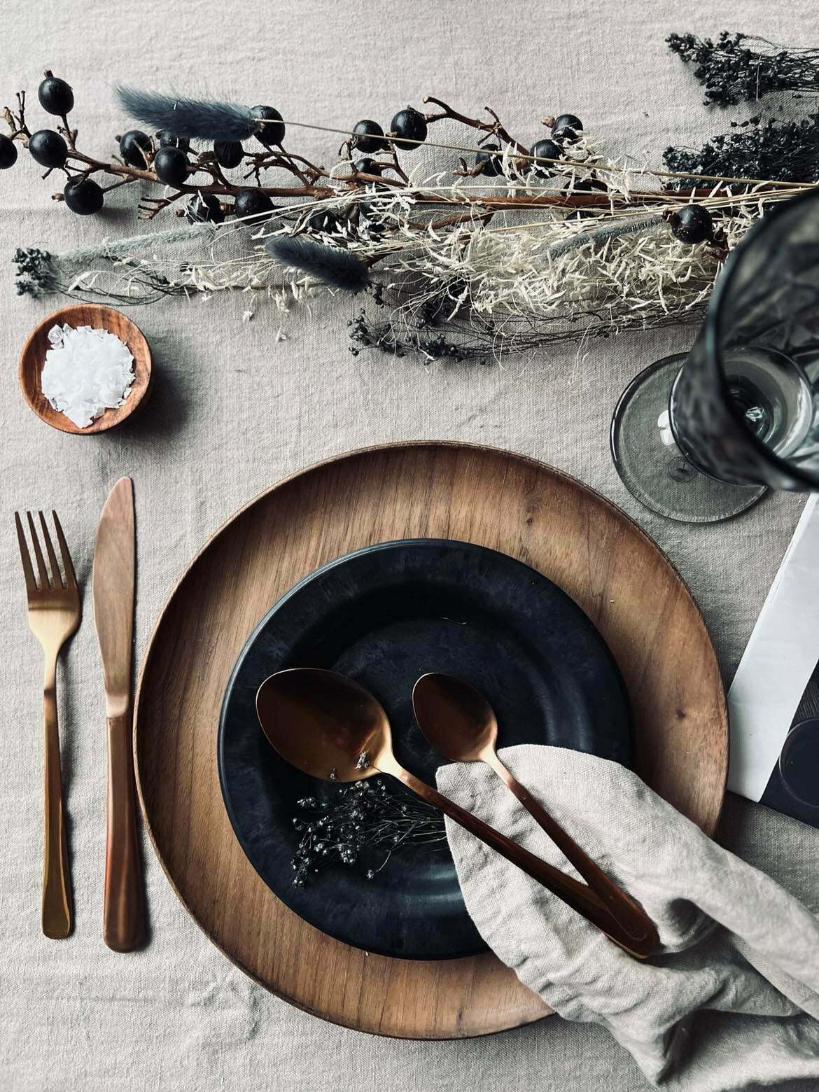 Bestikk - Matt kobber 16 deler | Til 4 personer – VIAMAJA